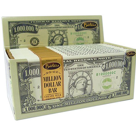 Bartons Million Dollar Dark Chocolate Bar | candystation.Ca